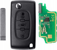 Awparts Awparts Kluczyk Z Elektroniką Citroen C1 C2 C3 C4 C5 C6 C8 3 ...