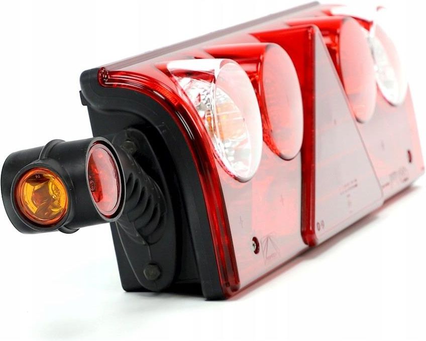 Lampa tylna Aspöck Lampa Tylna Europoint 2 Lewa Z Obrysem Czerono/Bia ...