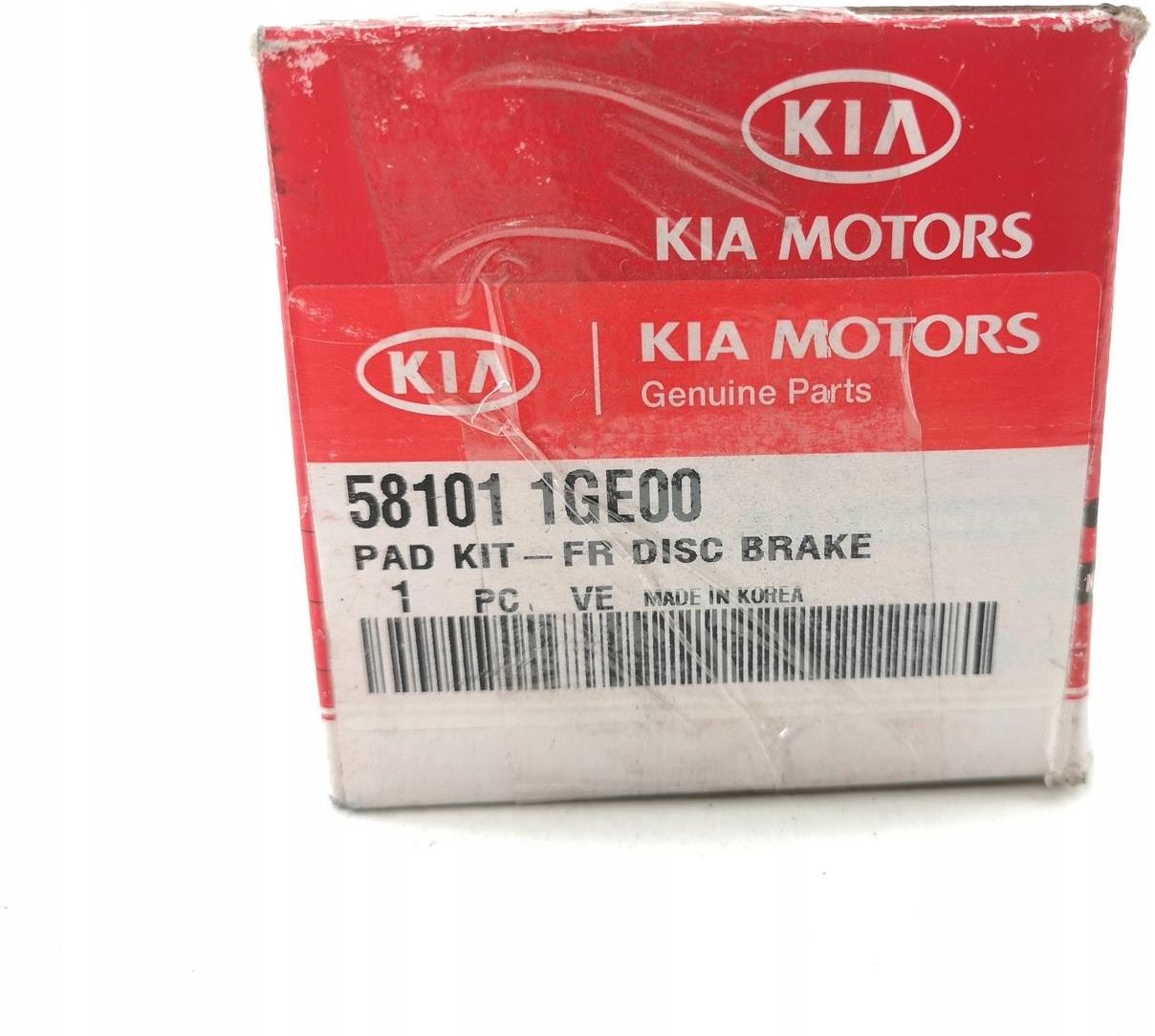 Klocki hamulcowe Kia Oe Klocki Hamulcowe Przód Rio Ii 2005-2011 58101 ...