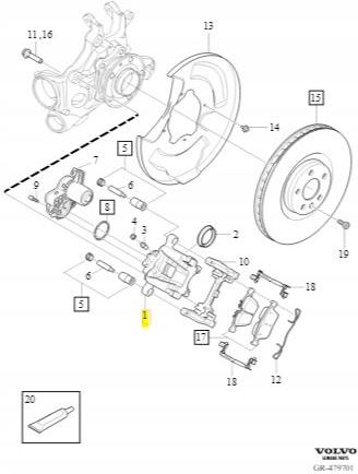 Volvo Oe Zacisk Hamulcowy Lewy Tył Volvo 36011656 - Opinie i ceny na ...