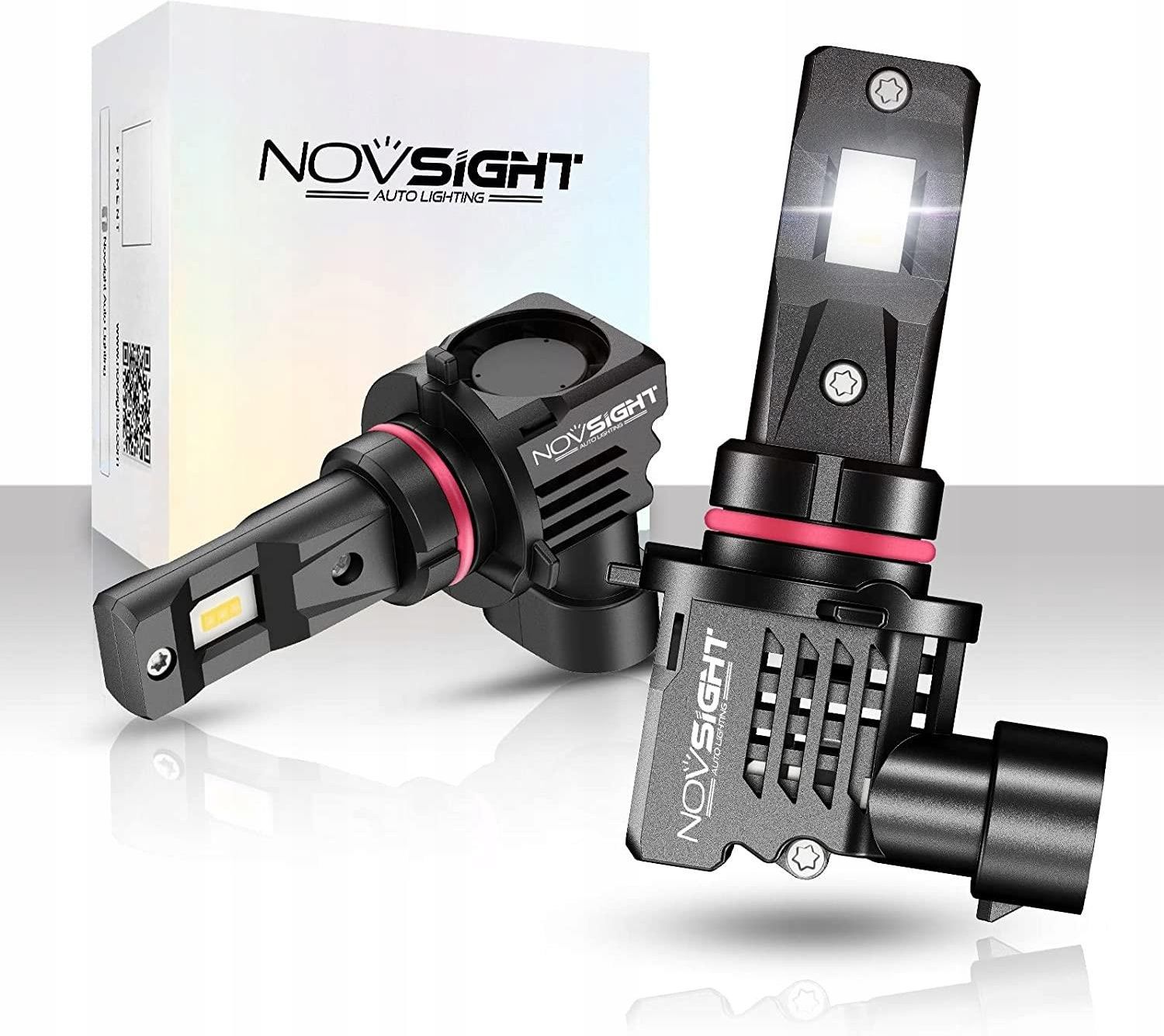 Novsight Żarówki Led H11 H8 H9 55W 10 000Lm 6000K 100 000H Amz-Wy-Y666 ...