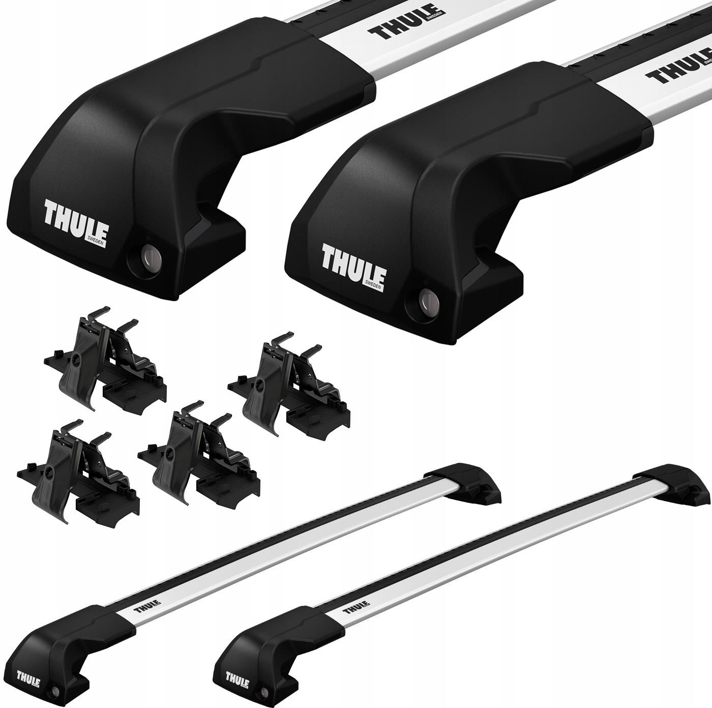 Bagażnik bazowy Thule Belki Bazowe Alu Na Relingi Do Audi Q8 Od 2019 ...