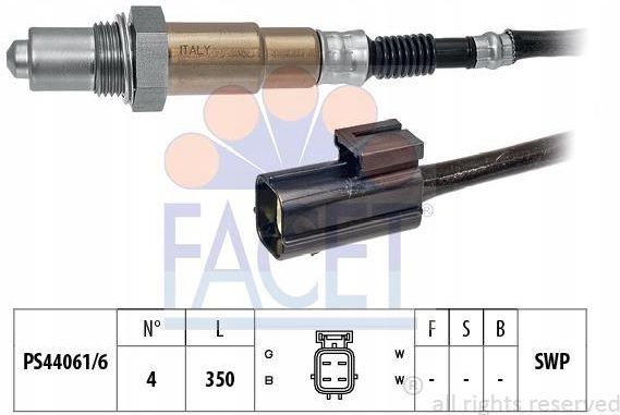 Sonda lambda Facet 10.7196 Sonda Lambda 10.7196 107196 - Opinie i ceny na Ceneo.pl