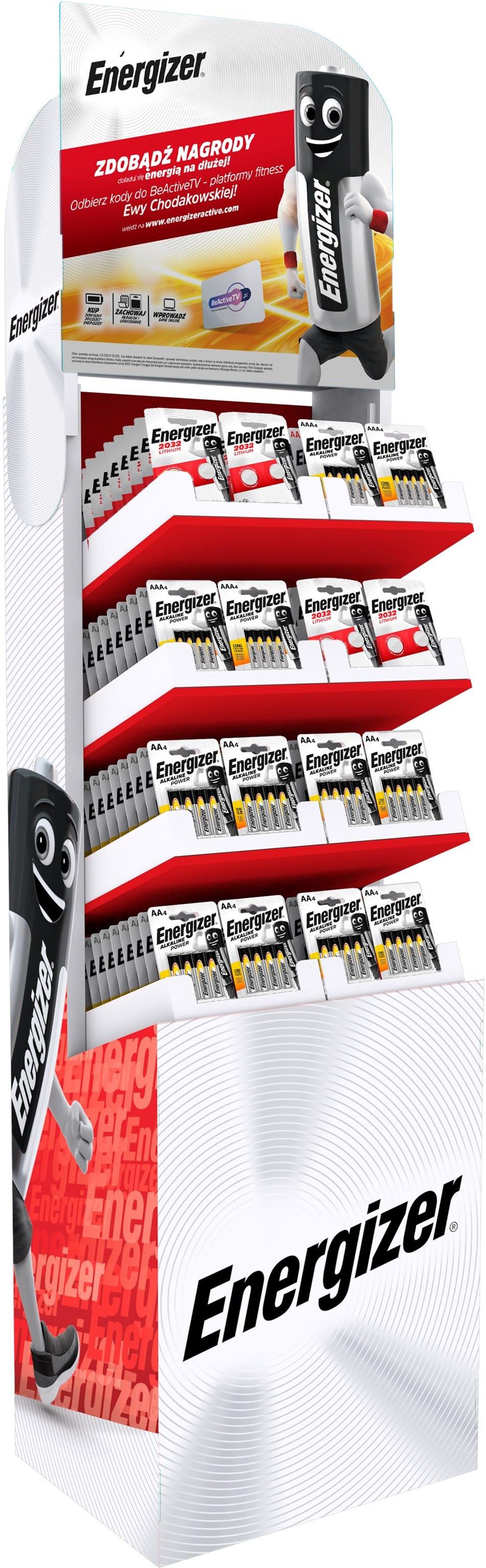 Energizer Display Alkaline Power 120Xaa/4+64Xaaa/4+40Xcr2032/2 Fit ...