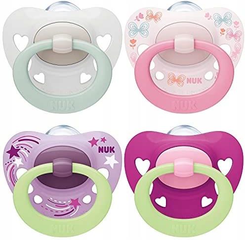 NUK Classic Signature Night & Day 0-6M różowy 4 szt. - Ceny i opinie ...
