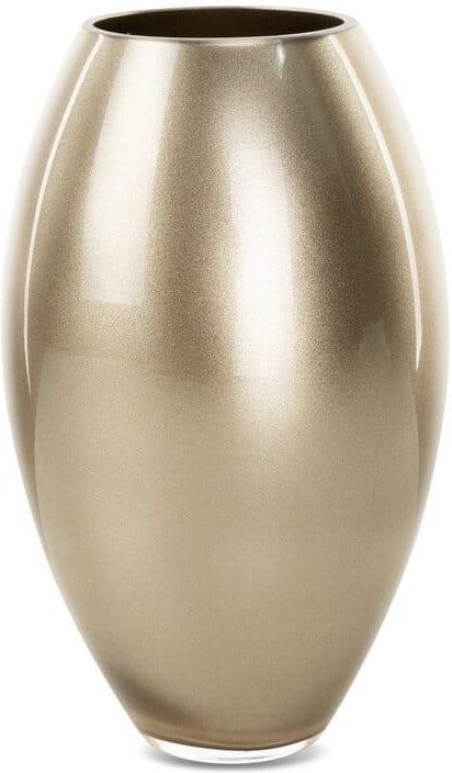 Szklany Szeroki Wazon Na Kwiaty15X27 Cm Złoty 319268 - Opinie i ...