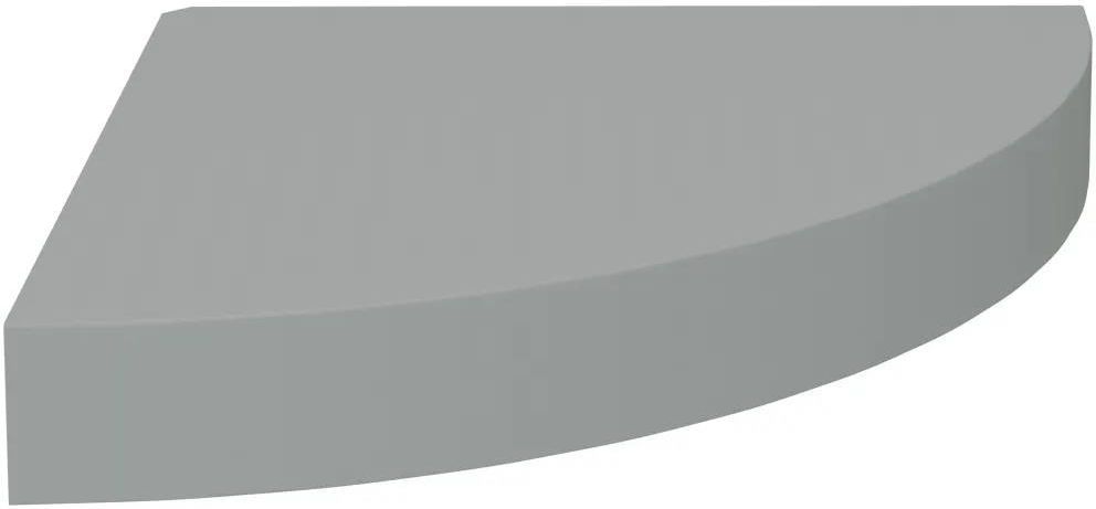 Vidaxl Narożna Półka Ścienna, Szara, 25X25X3,8 Cm, Mdf 13452-323901 ...