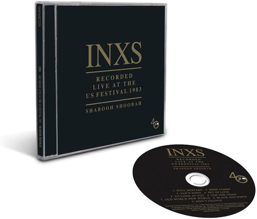 Płyta kompaktowa Inxs: Shabooh Shoobah - Live At Us Festival 1983 [CD ...