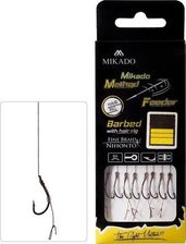 Mikado Przypon Method Feeder Z Włosem Hak Z Zadziorem Nr 14 / Plecionka: 0.10Mm/10Cm Op.8Szt ...