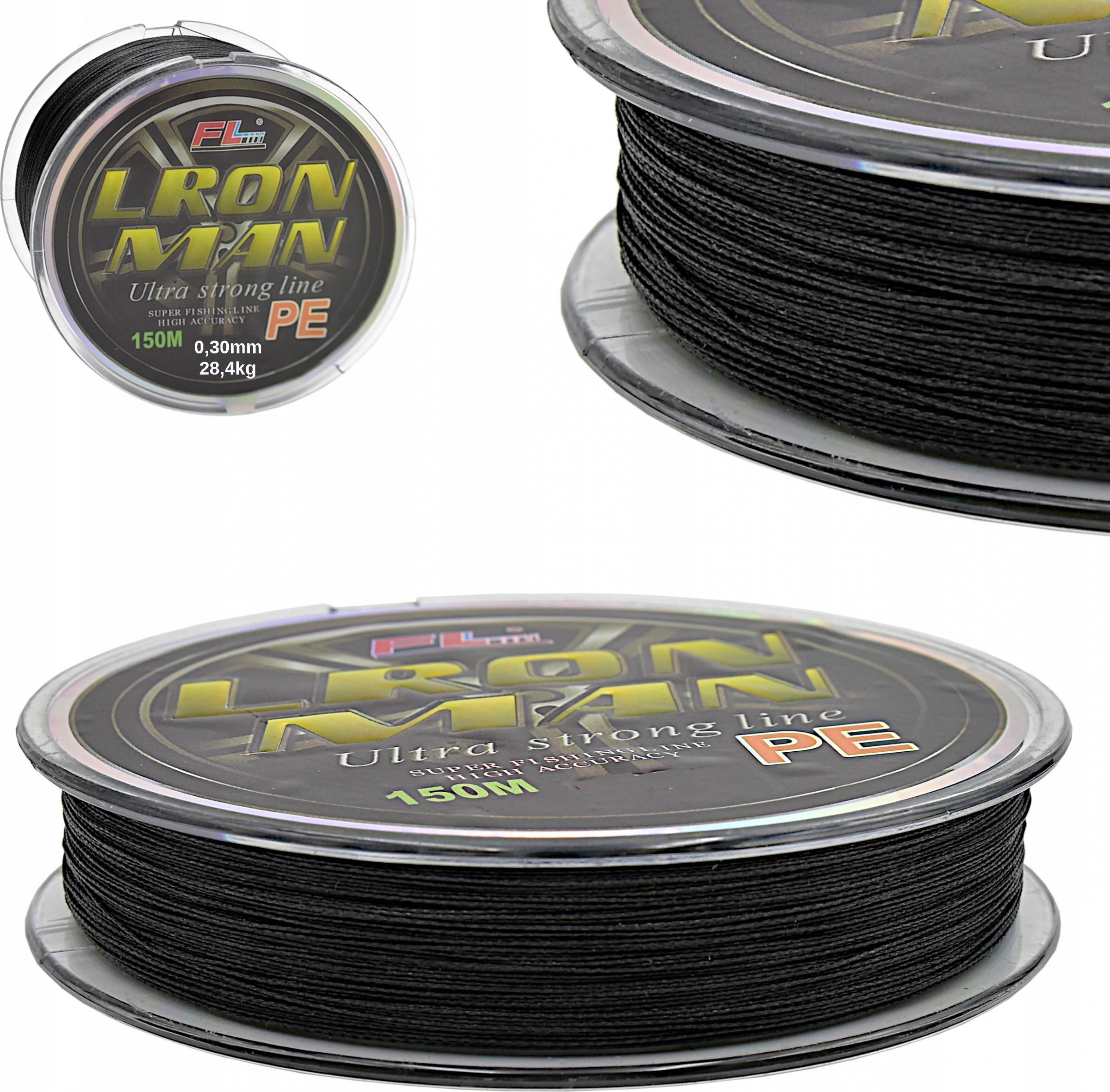 Fl Plecionka Wędkarska Lron Man Pe 150M/0,30Mm/28,4Kg - Ceny i opinie ...