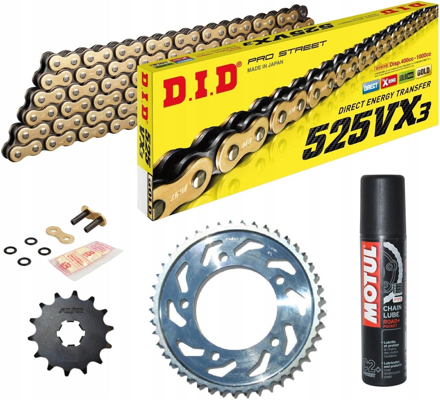 Did Zestaw Napędowy Did+Sun Suzuki Gsx-R750 98-99 Srad 525Vx3Gb-110 ...