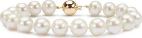 Złota bransoleta BZN4445 - Naturalne Perły hodowlane słodkowodne - Ceny ...