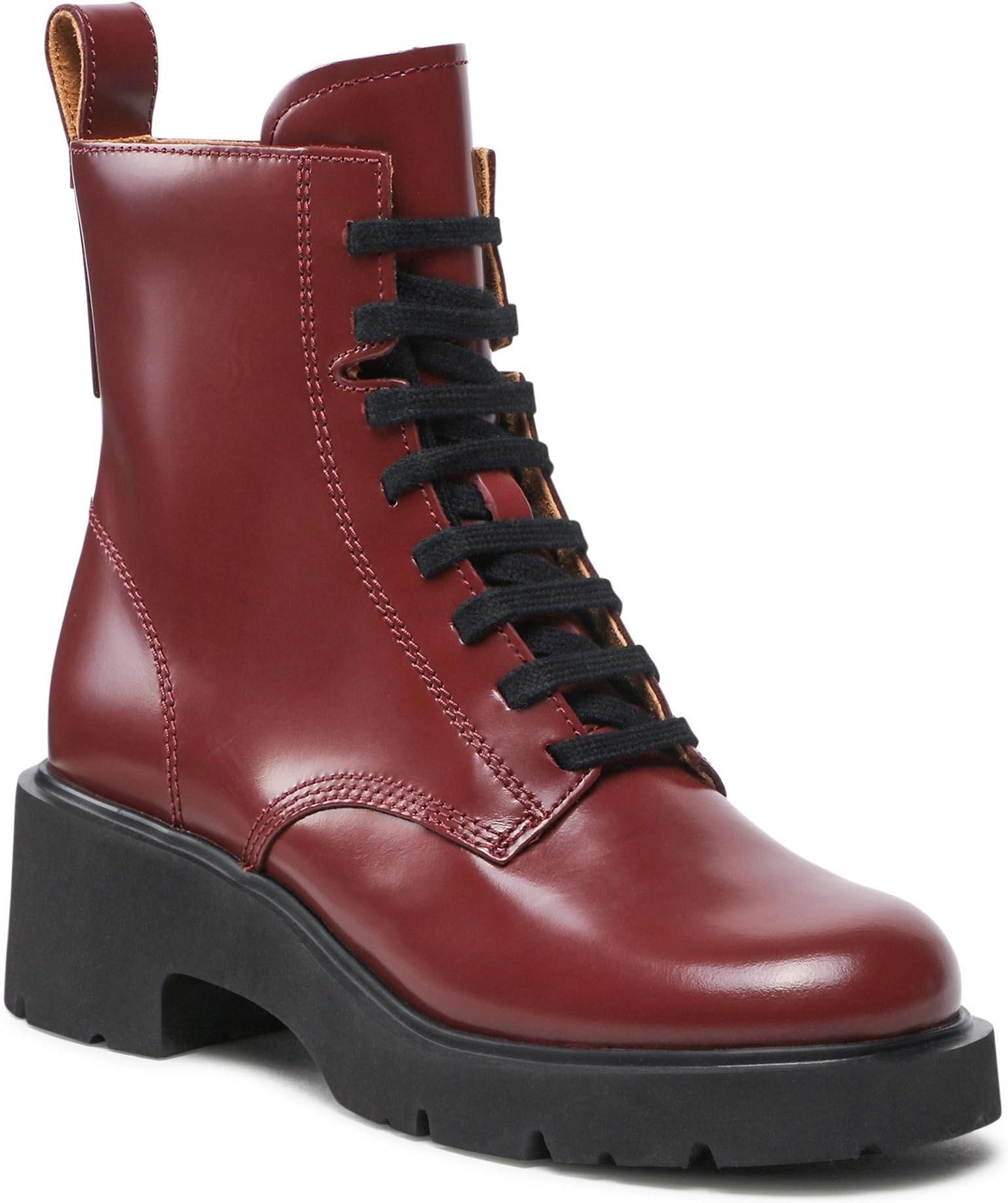 Botki CAMPER - Milah K400577-007 Burgundy - Ceny i opinie - Ceneo.pl