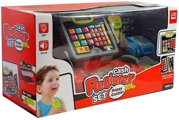 Zabawka Leantoys Kasa Sklepowa Dla Dzieci Czarno-Czerwona - Ceny i ...