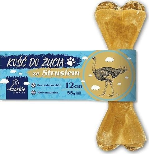 Karma Boskie Smaki Kość Do Żucia Ze Strusiem Gryzak Dla Psa 12Cm 55G ...