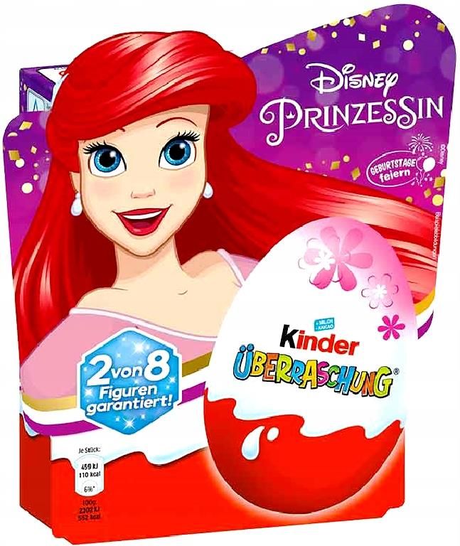 Kinder Jajko Niespodzianka Księżniczka Disney 80g - Ceny i opinie ...