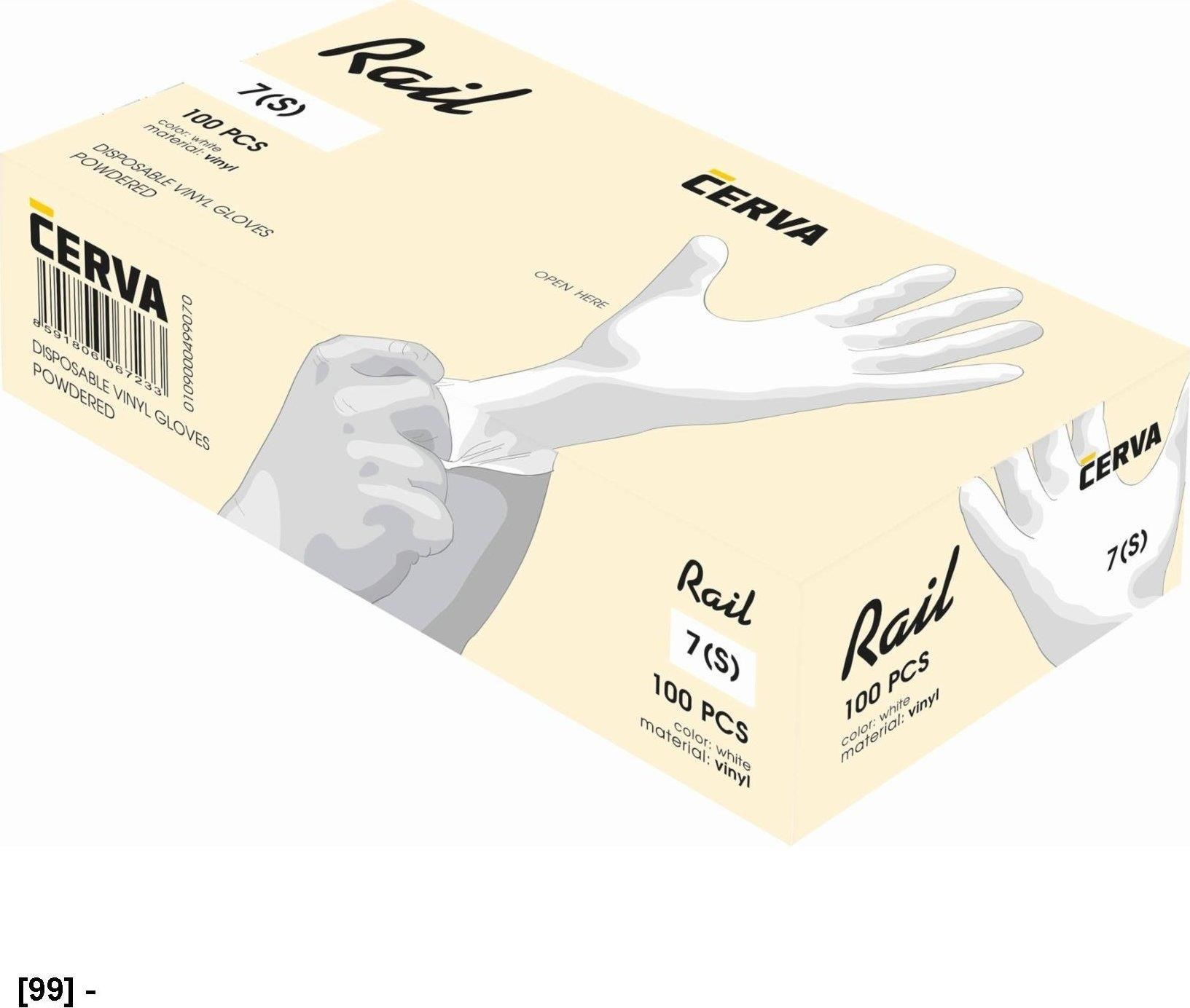 Cerva Rail - Rękawice Chemiczne Jednorazowe 8 - Ceny i opinie - Ceneo.pl