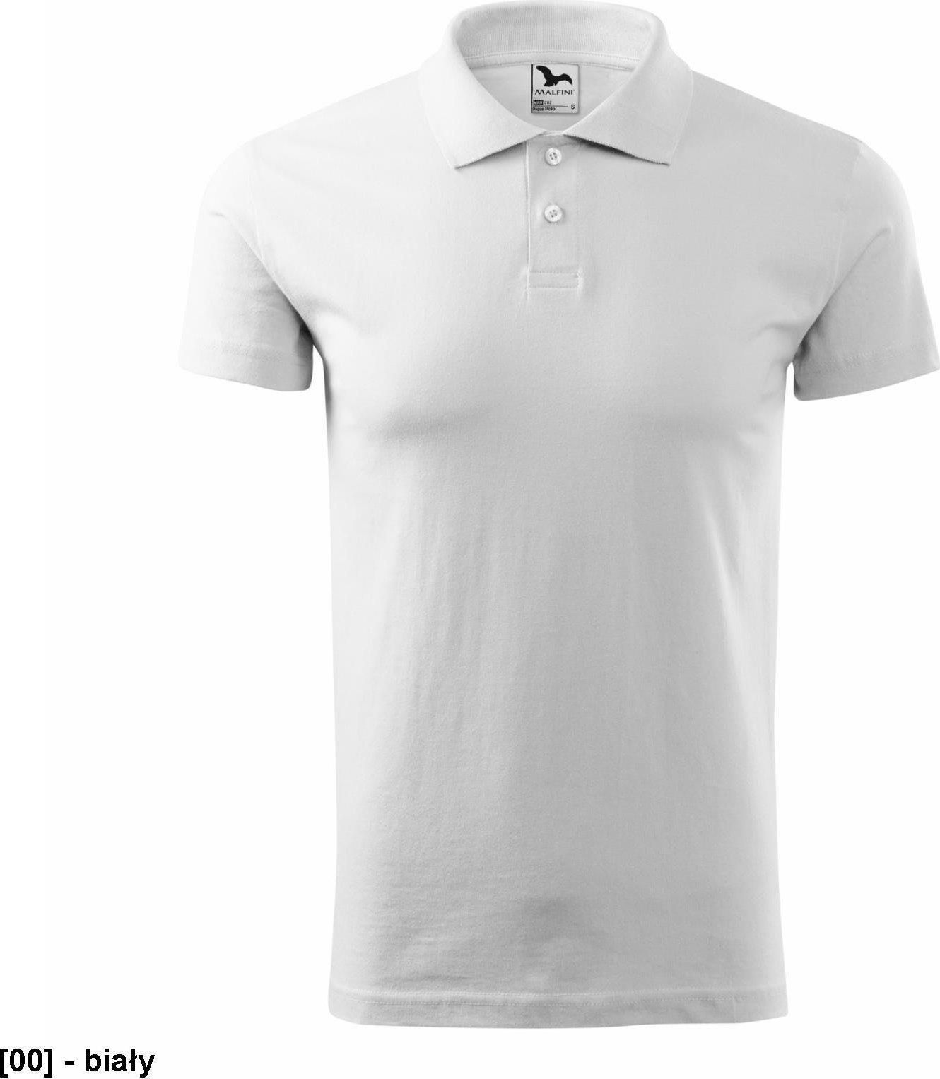 Malfini Single J. 202 - Adler Koszulka Polo Męska, 180 G/M, Biały ...