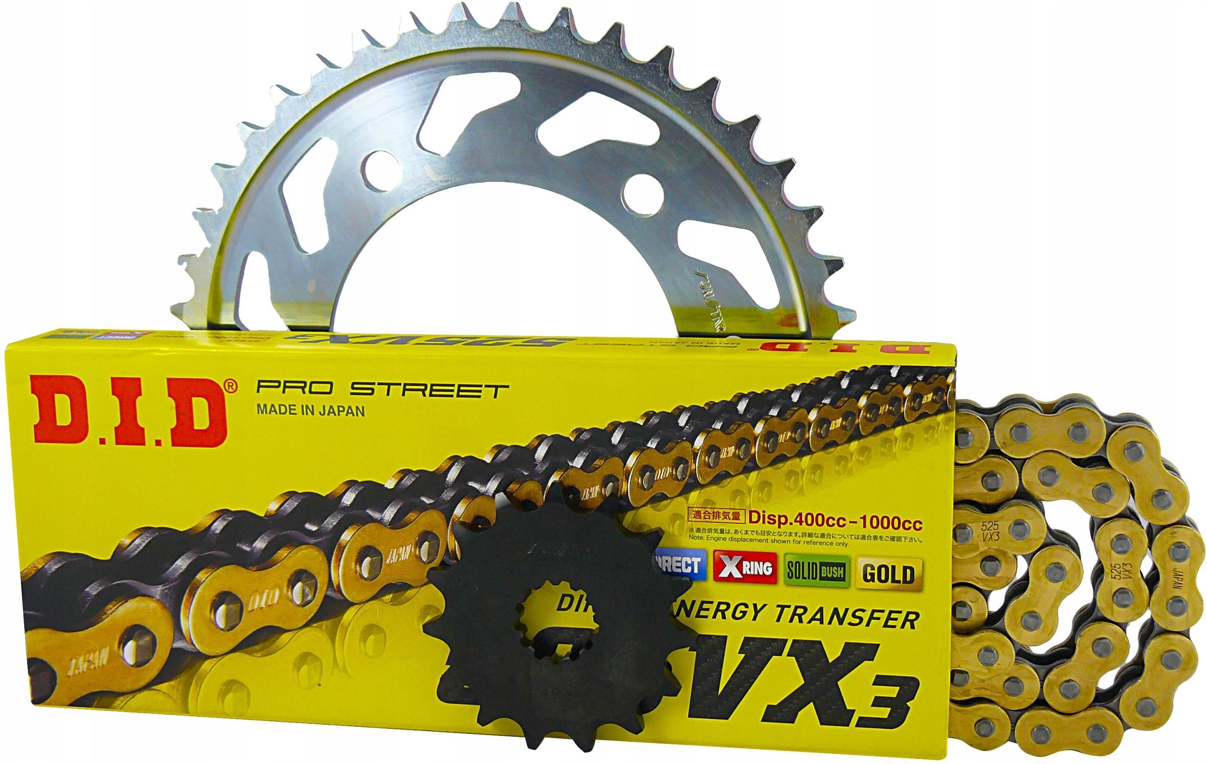 Did Zestaw Napędowy Suzuki Gsr 750 11-16 Sunstar 525Vx3-112 Gold - opinie i ceny na Ceneo.pl