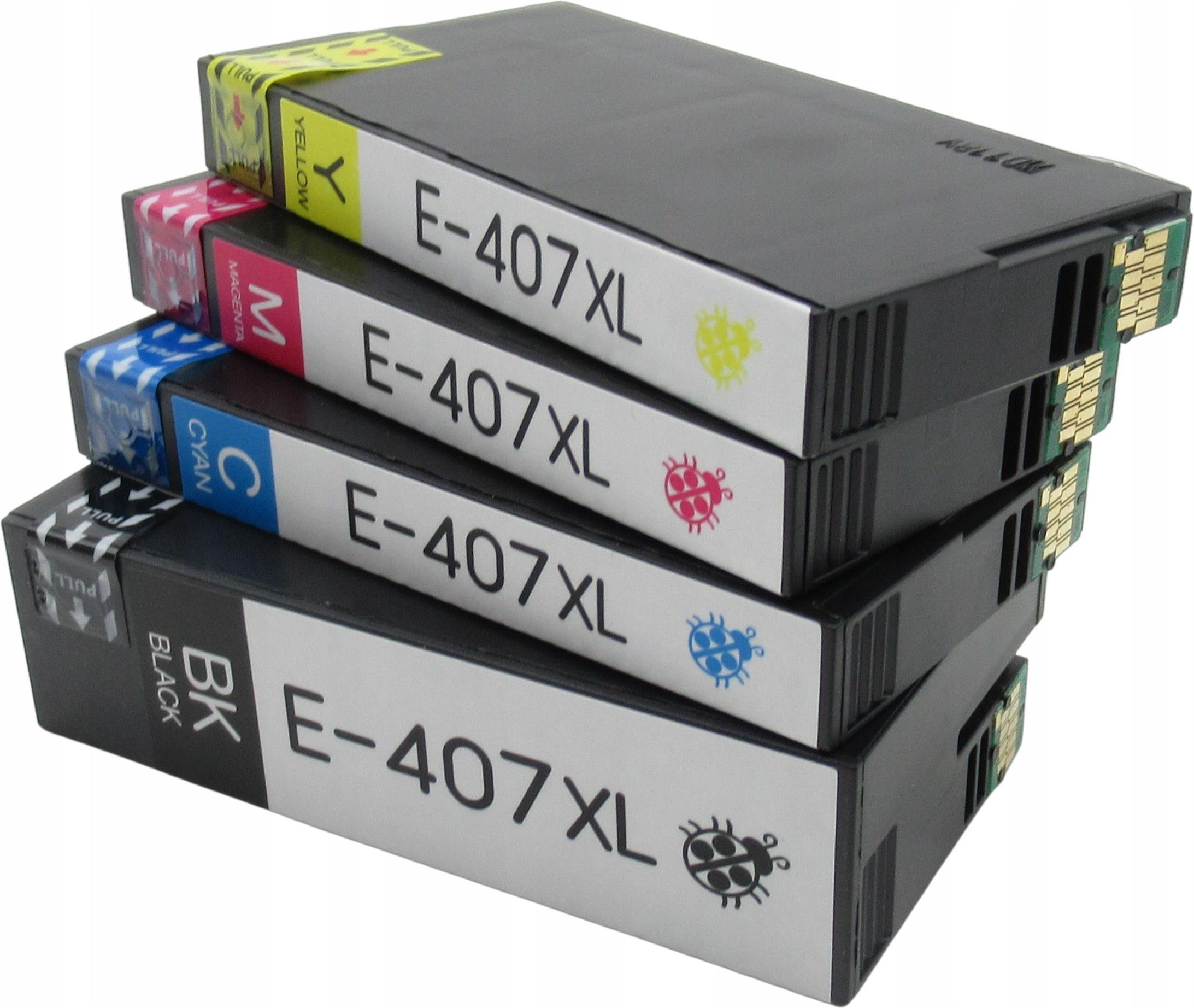 Tusz INKDIGO 4X TUSZ ZAMIENNY DO EPSON WORKFORCE PRO WF4745 407 do ...