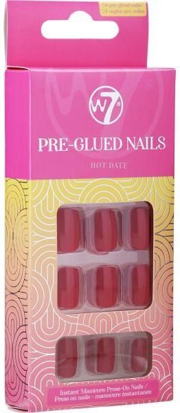 W7 ZESTAW SZTUCZNYCH PAZNOKCI - FALSE NAILS PRE-GLUED NAILS LOW KEY ...