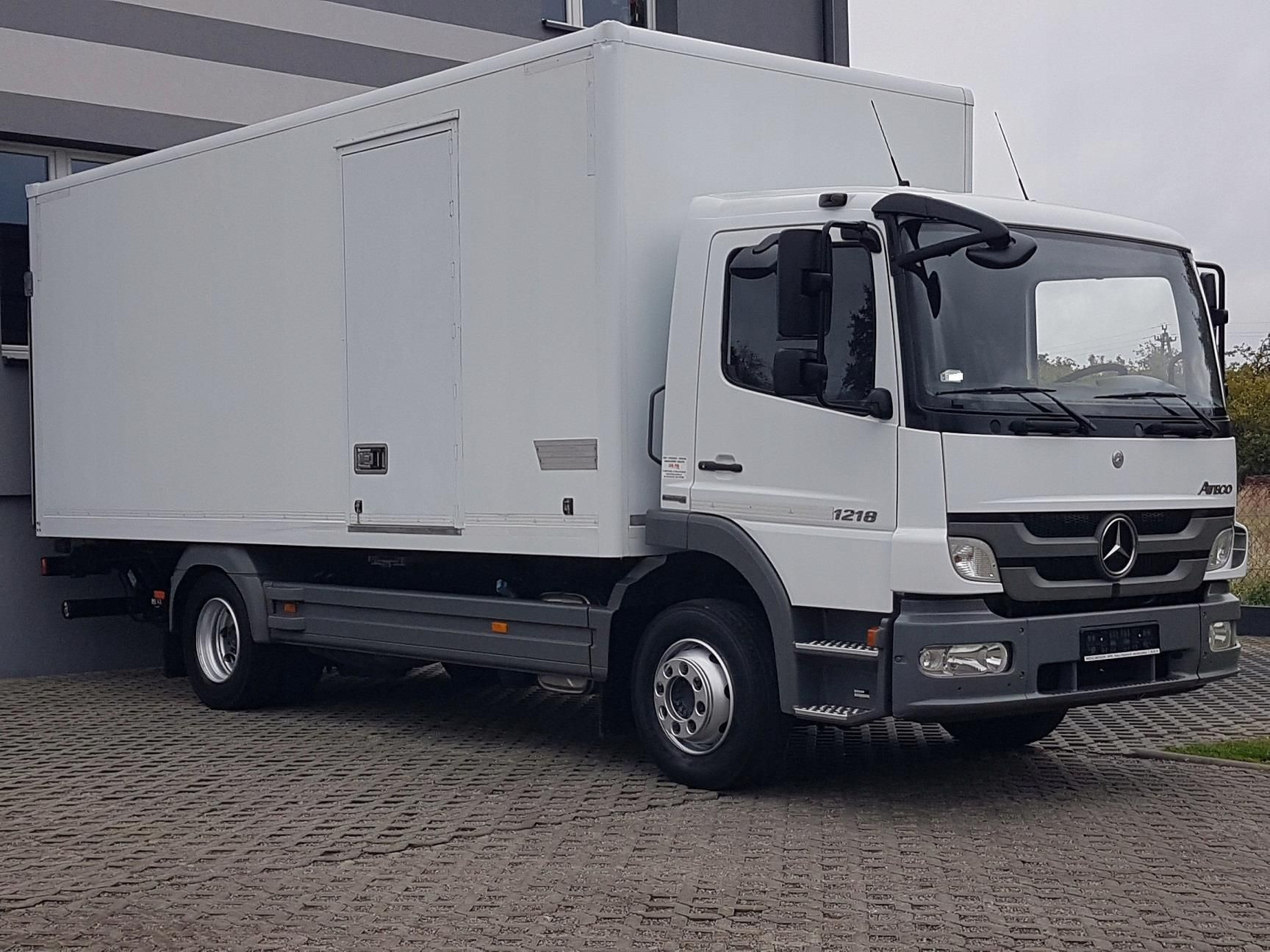 MERCEDES-BENZ ATEGO 1218 WINDA KONTENER 15EP KLIMA - Opinie i ceny na ...