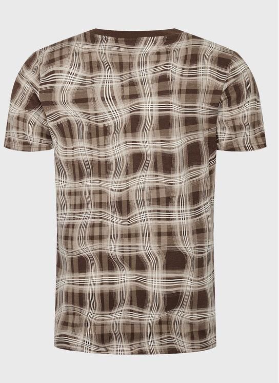 Adidas T-Shirt Reveal Allover Print HK2744 Brązowy Regular Fit - Ceny i ...