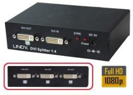 Splitter video Lindy DVI Video Splitter, 4 Port (32446) - Opinie i ceny ...