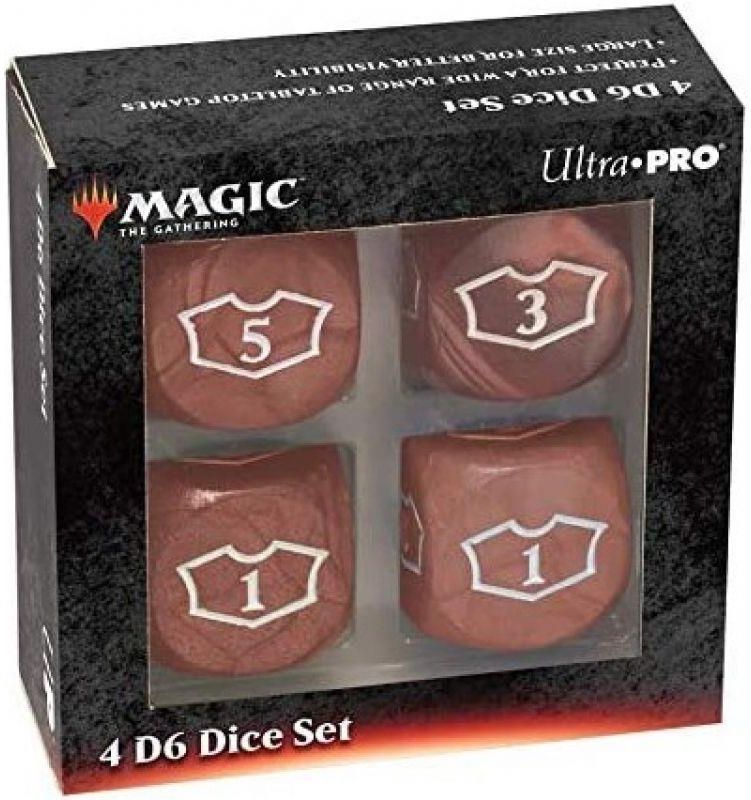 Ultra-Pro Magic the Gathering Red Mana 22 mm Deluxe Loyalty Dice Set ...