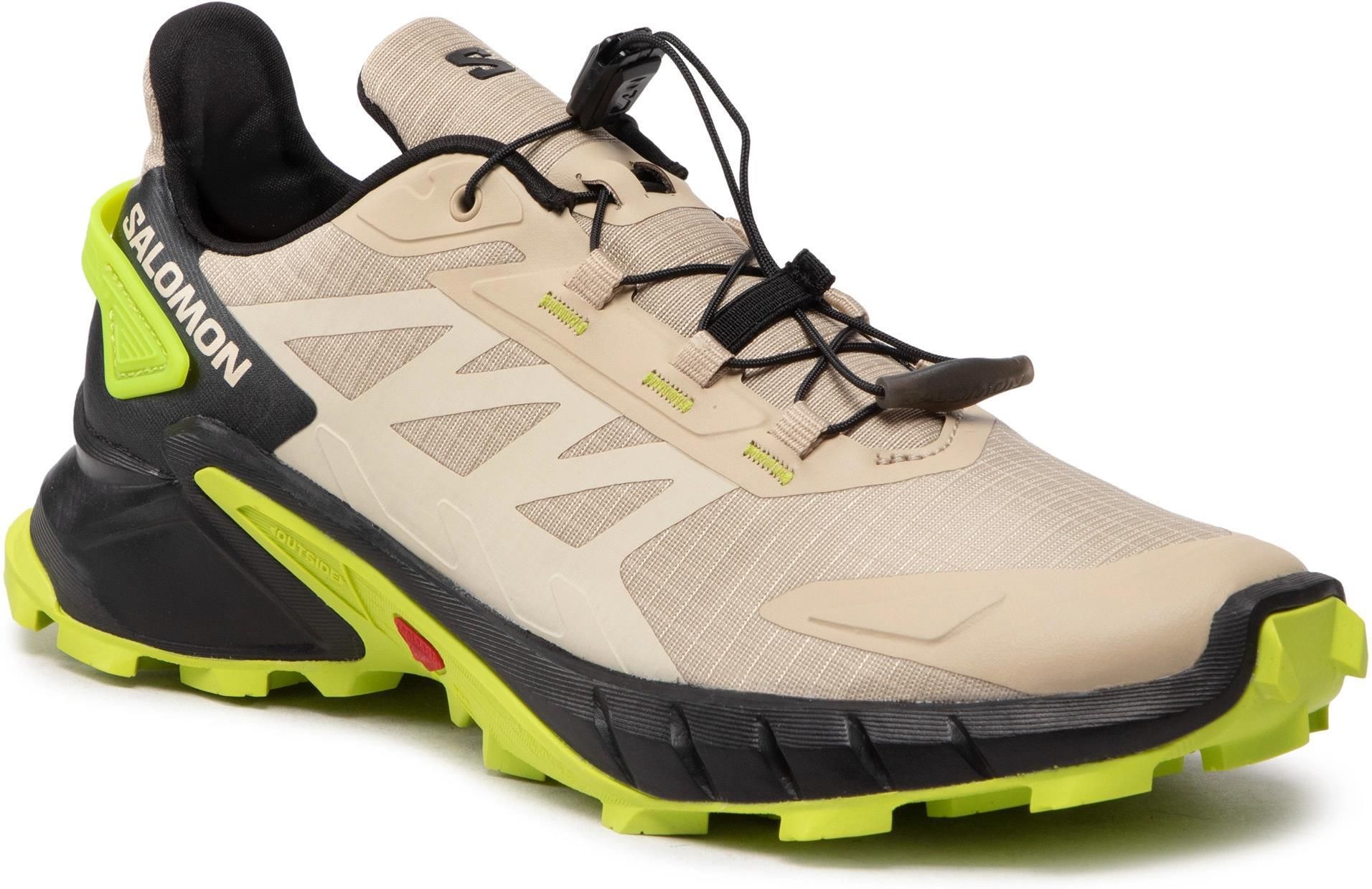 Salomon Supercross 4 417372 26 V0 Safari Black Acid Lime Beżowy - Ceny ...
