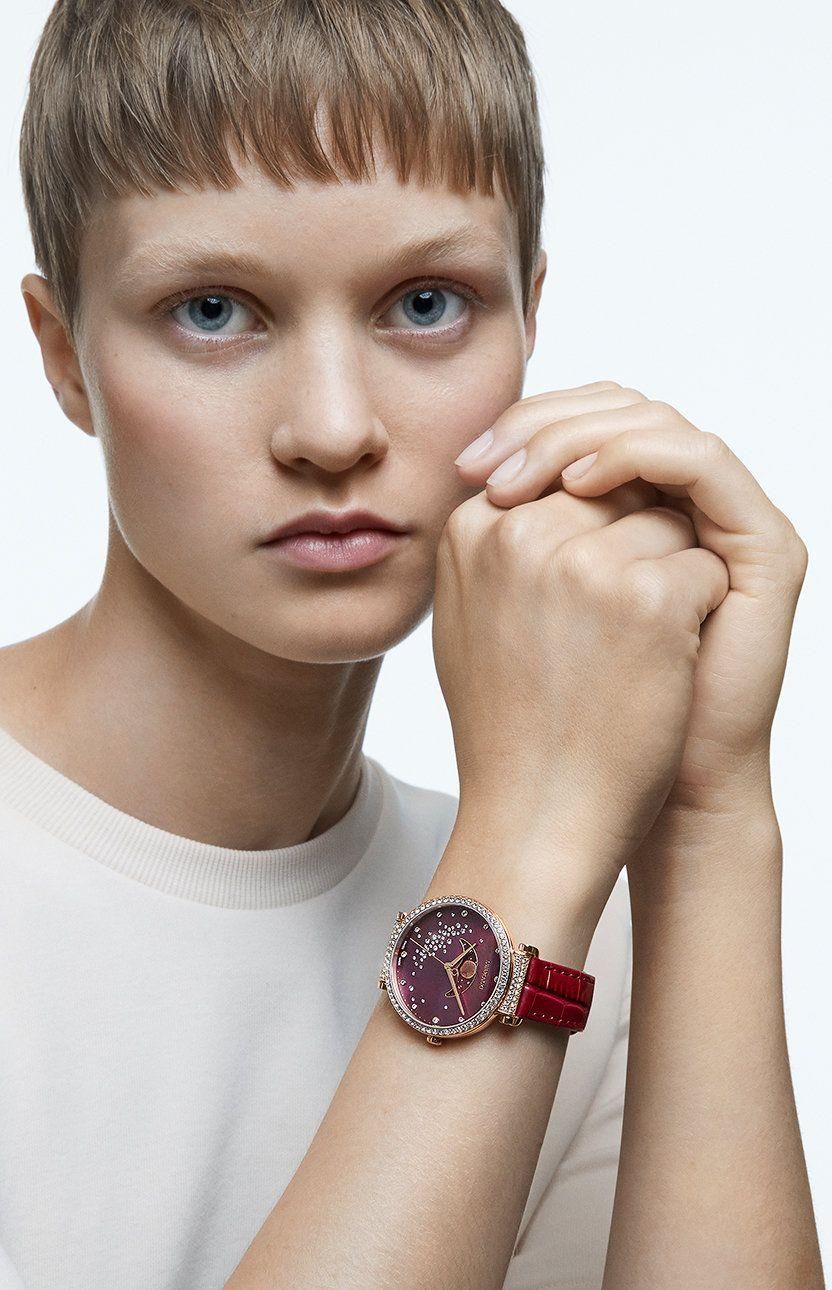 Swarovski 5613323 PASSAGE MOON PHASE czerwony - Zegarki Damskie - Ceny ...