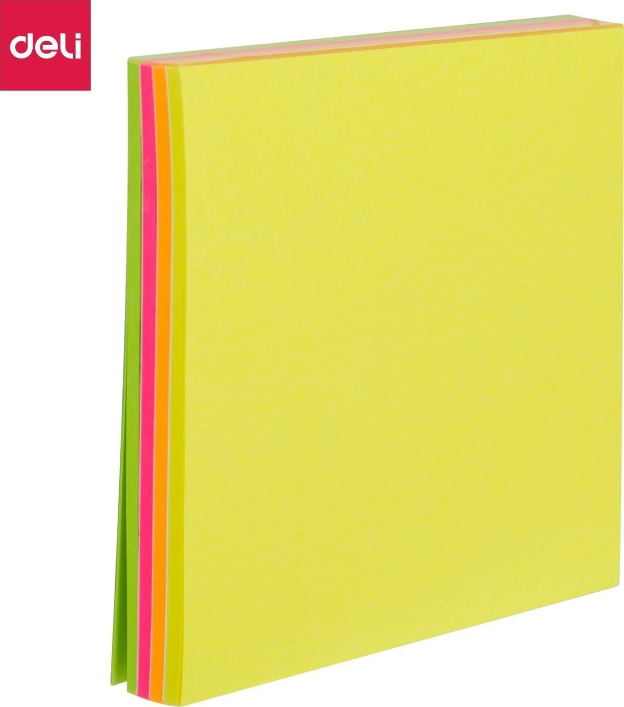Deli Notes Samoprzylepny 76Mm*76Mm 4*25Szt. Mix Kolorów (A02002) - Ceny ...