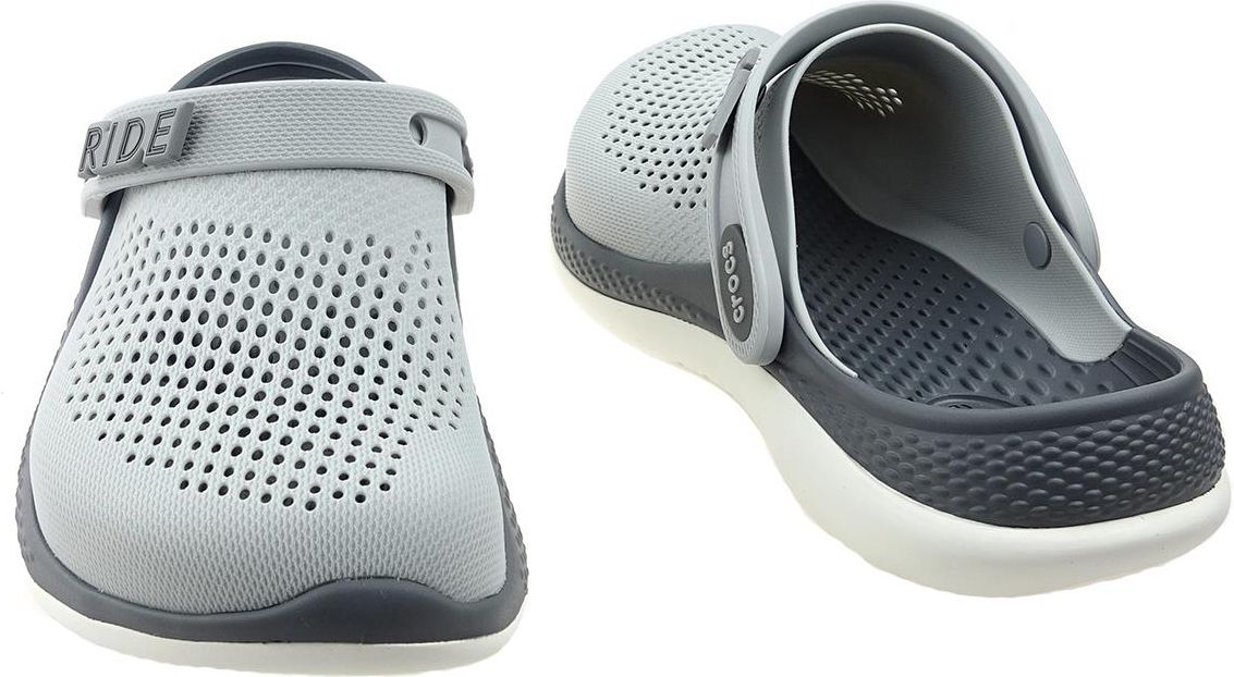 Klapki Crocs Literide 360 Clog 206708-0DT light grey/slate grey - Ceny ...