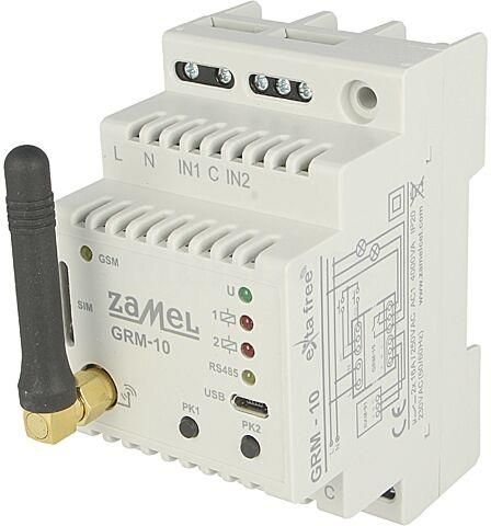System domotyki Zamel Moduł Modułowy Sterownik Gsm Montaż Din Ip20 ...
