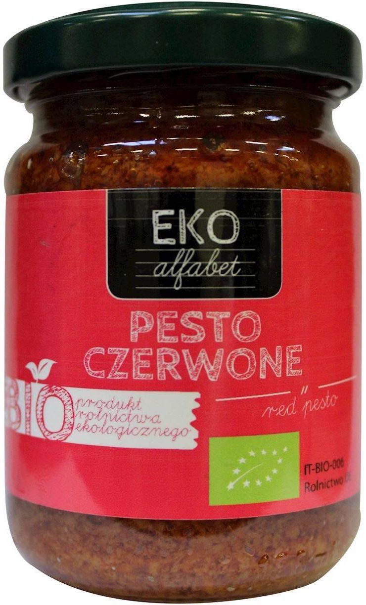 Bioplanet Pesto Czerwone Bio Eko Alfabet 140g - Ceny i opinie - Ceneo.pl