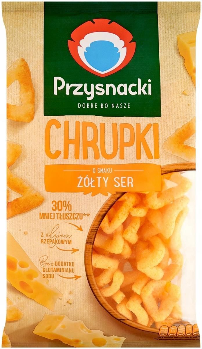 Przysnacki Chrupki Żółty Ser 135g - Ceny i opinie - Ceneo.pl