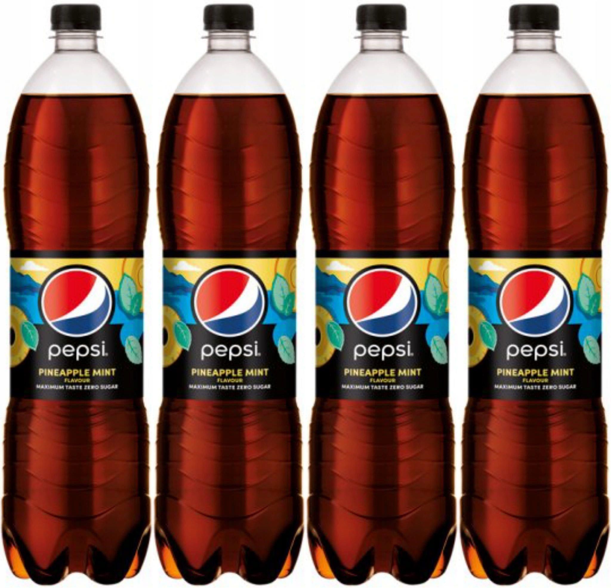 Pepsi Pineapple Mint Bez Cukru 4x1,5l - Ceny i opinie - Ceneo.pl