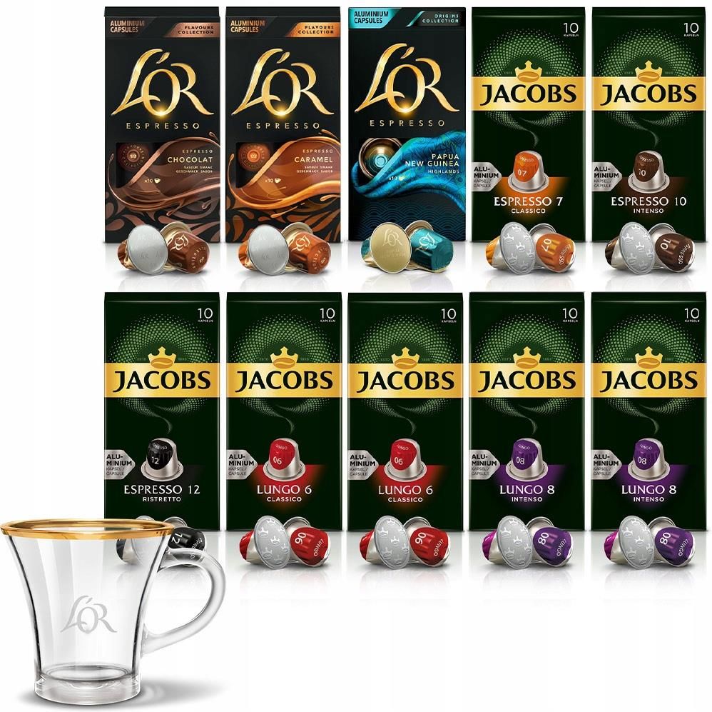 Kapsułki do ekspresów Jacobs Kapsułki l'Or Do Nespresso 100szt. - Ceny ...