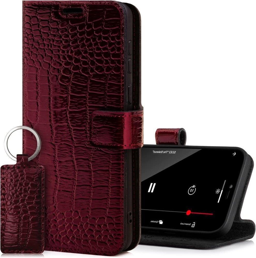 Etui na telefon Surazo ze skóry naturalnej RFID Wallet case - Cayme ...