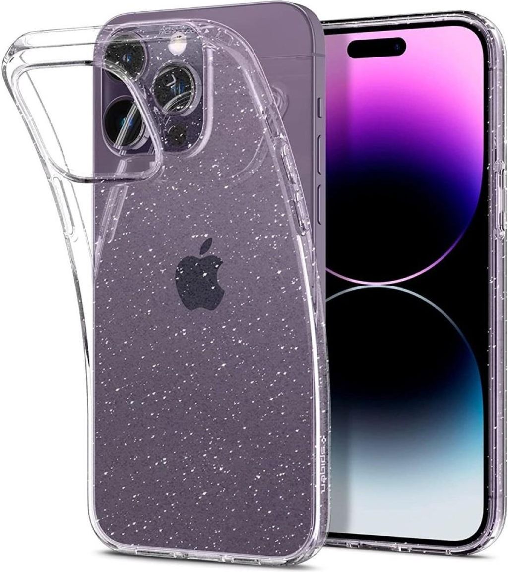 SPIGEN LIQUID CRYSTAL IPHONE 14 PRO GLITTER CRYSTAL (37393) - Etui na ...