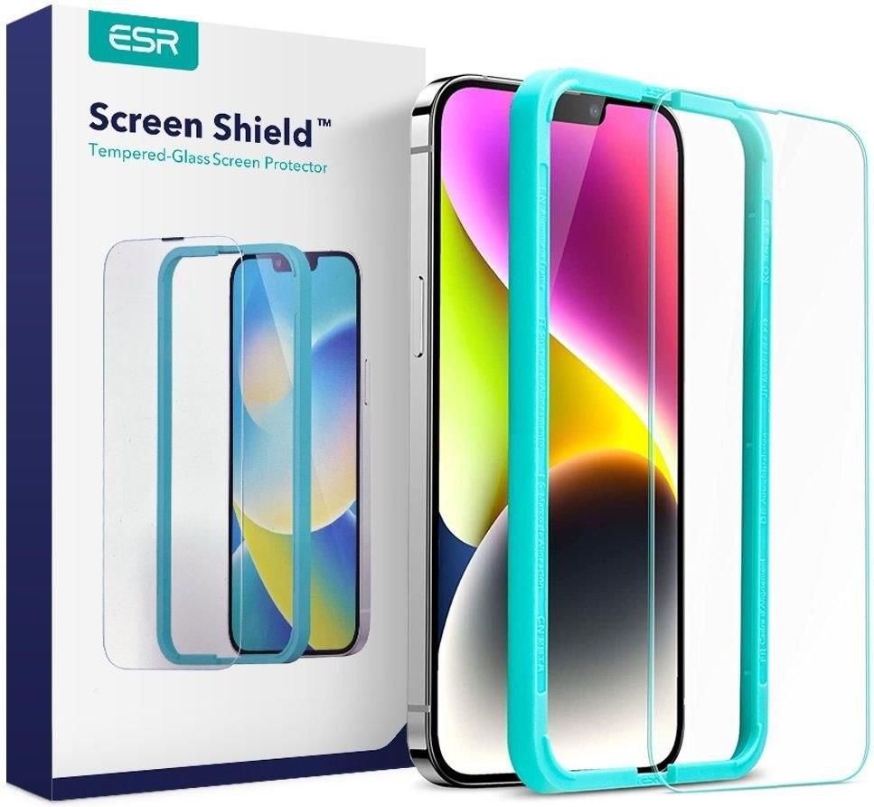 Szkło hartowane ESR Screen Shield Apple iPhone 13/13 Pro/14 Clear (22232) - Opinie i ceny na ...