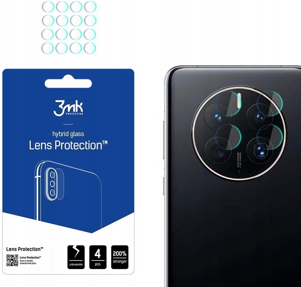 4x Szkło na obiektyw Huawei Mate 50 Pro 3mk Lens (0e3d4ac6-e907-44fa ...