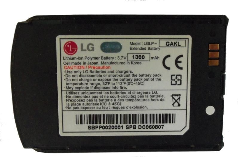 Bateria LG NOWA ORYGINALNA BATERIA LP-GAKL U400 LPGAKL LGLPGAKL ...