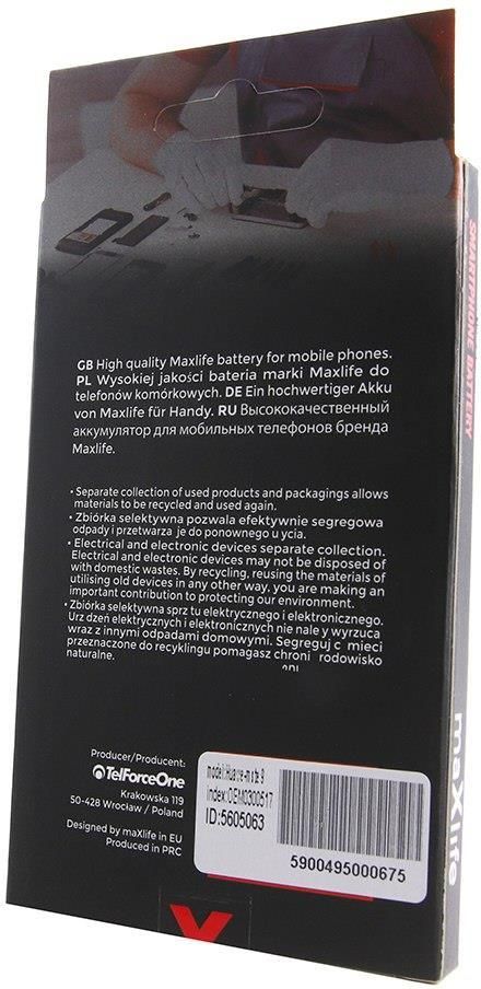 Bateria Bateria Maxlife do Huawei Mate 9 / Pro HB396689ECW 4000mAh ...