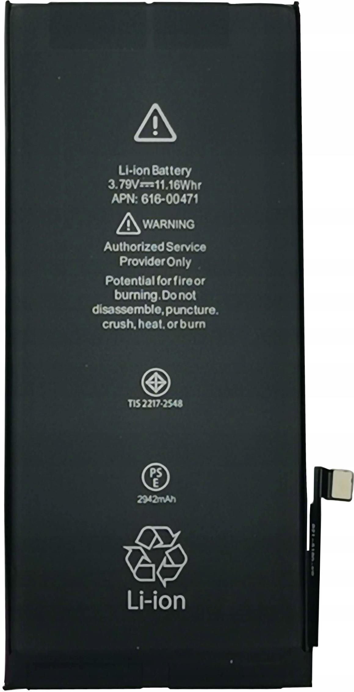 Bateria INNA BATERIA IPHONE XR 2942 MAH + KLEJ 100% ORYGINAŁ IPXR ...