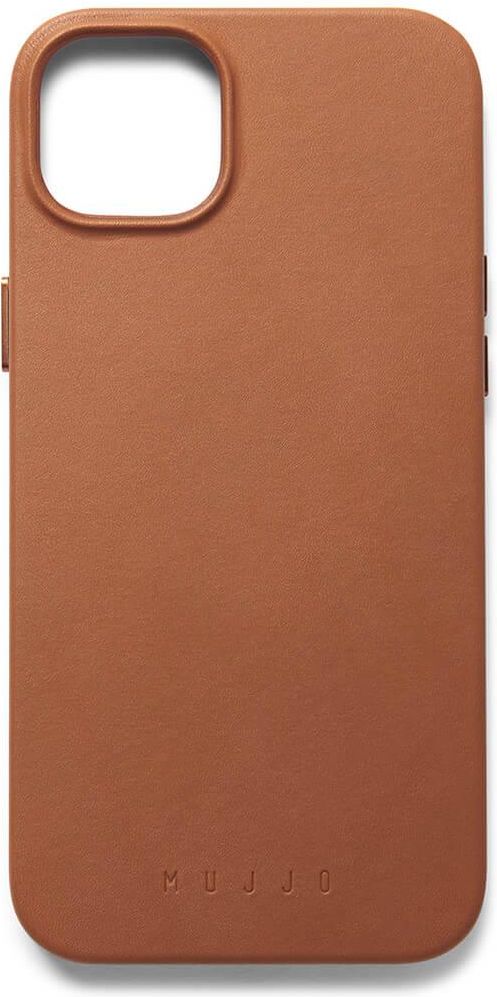 Mujjo Full Leather Case - etui skórzane do iPhone 14 Plus kompatybilne z MagSafe brązowe ...
