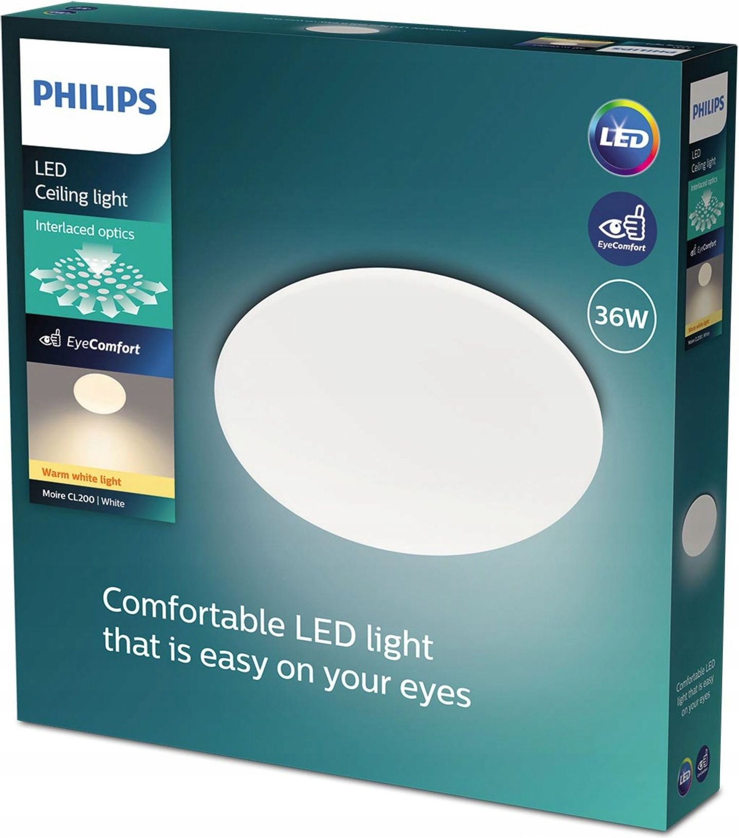 Philips LAMPA SUFITOWA LED MOIRE 36W 27k - Opinie i atrakcyjne ceny na ...