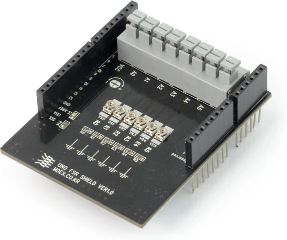 Mikrokontroler Marveldex Sensor Measurement FSR Shield dla Arduino ...