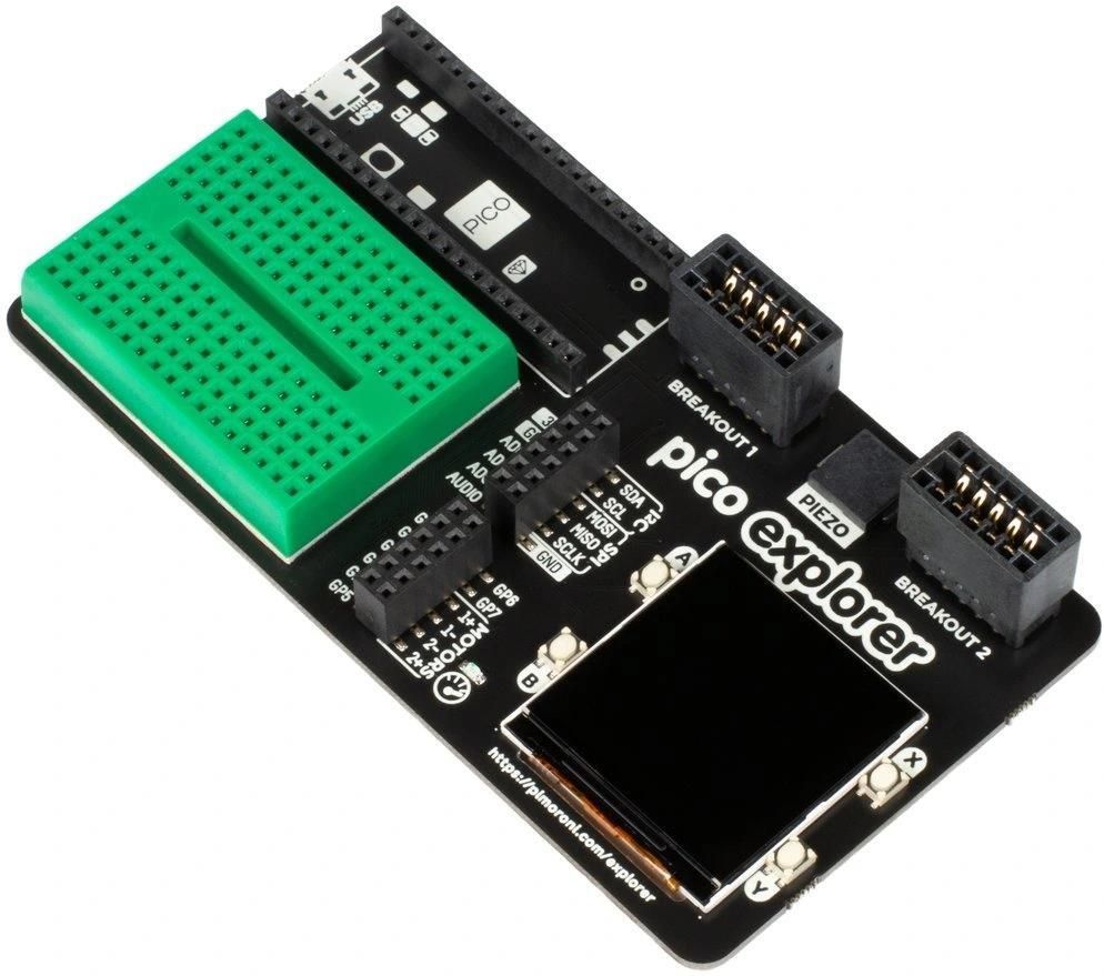 Mikrokontroler Pimoroni Pico Explorer Base - płytka rozszerzeń do ...