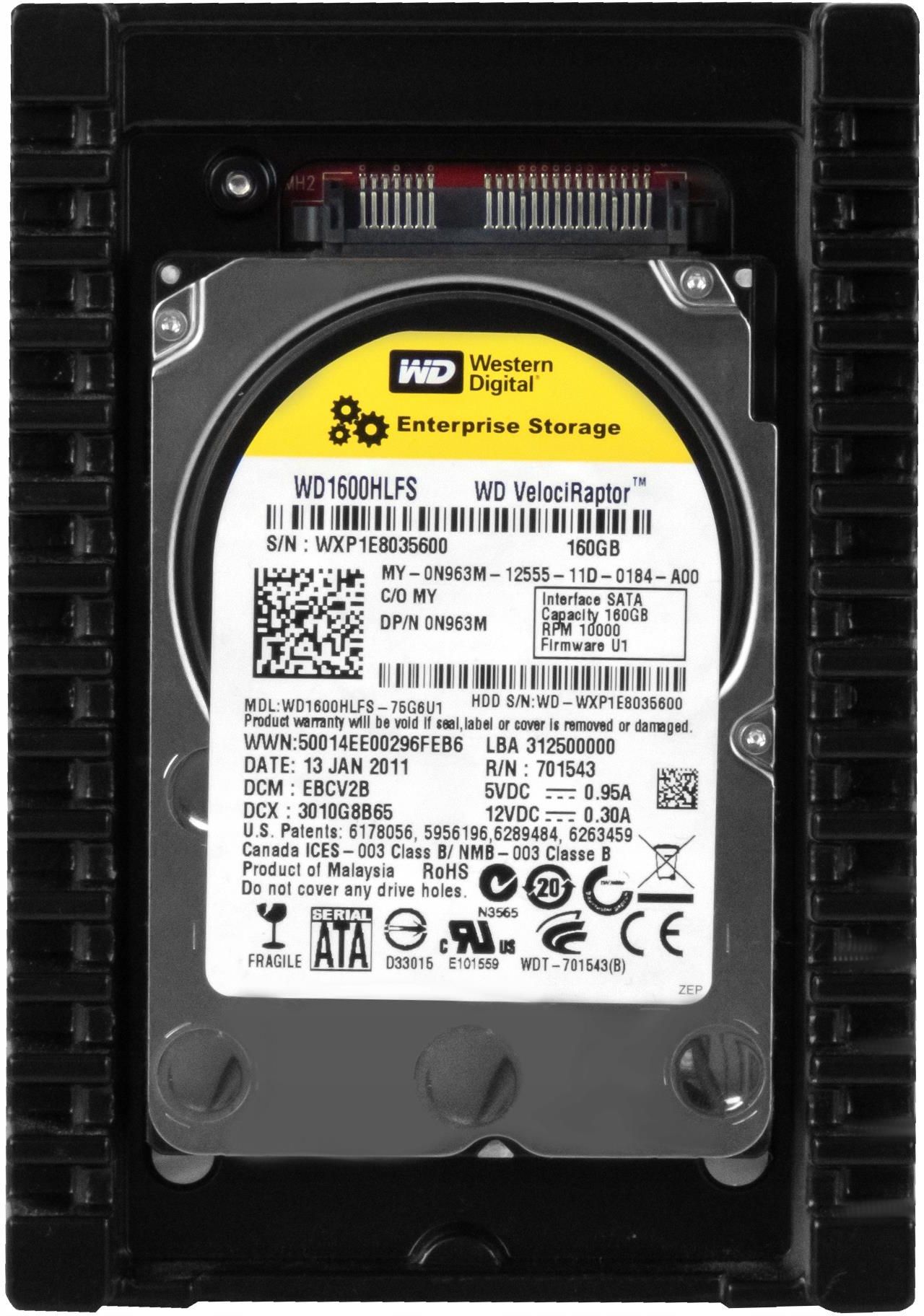 Dysk twardy Wd Velociraptor Western Digital 160GB 10K Sata II 3.5 ...